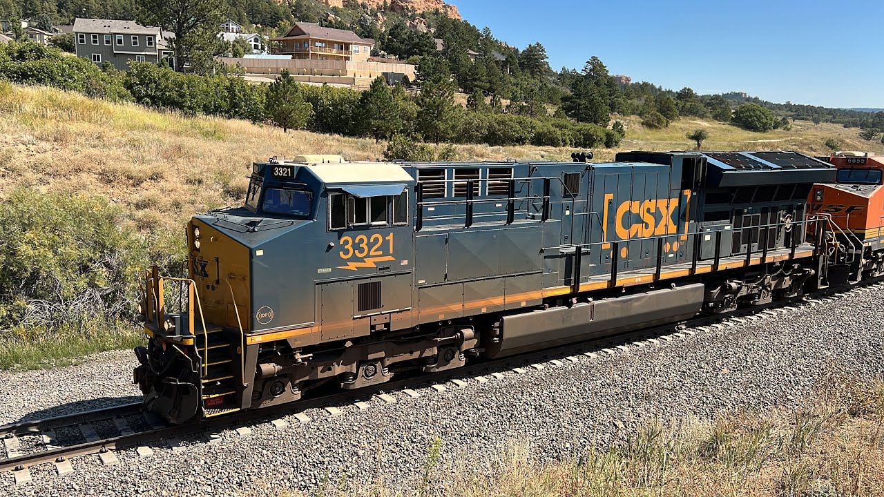 CSX 3321 Leads the BNSF H-ALTINB3-25A! - YouTube