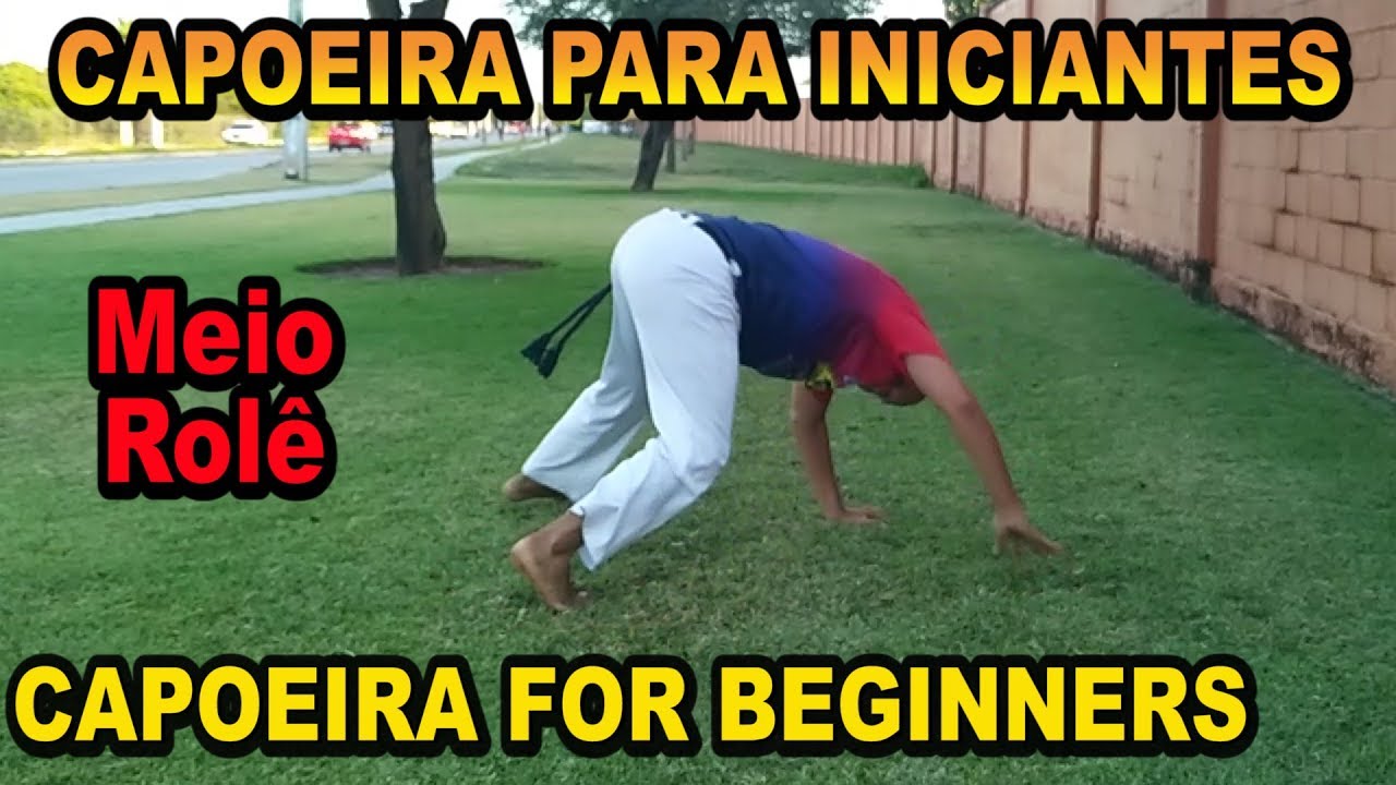 Aula 19 (class 19) Meio rolê - Capoeira iniciantes (capoeira Beginners ...