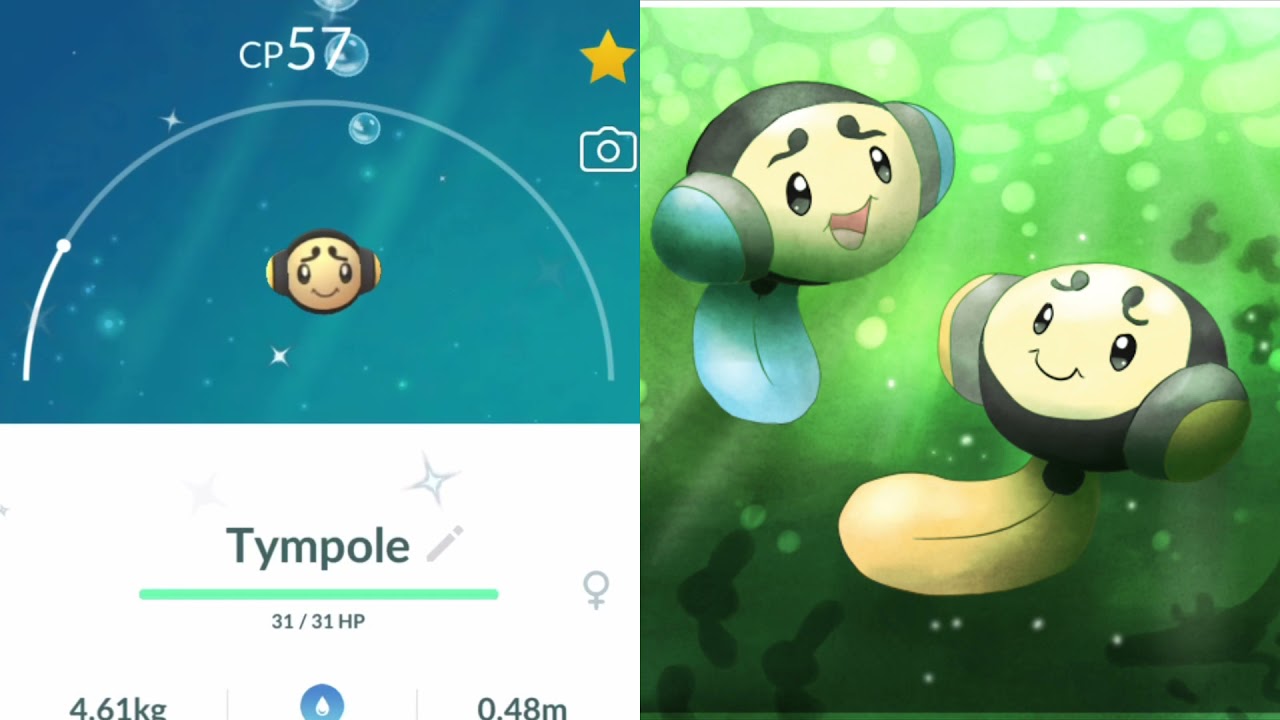 Tympole Evolution Chart