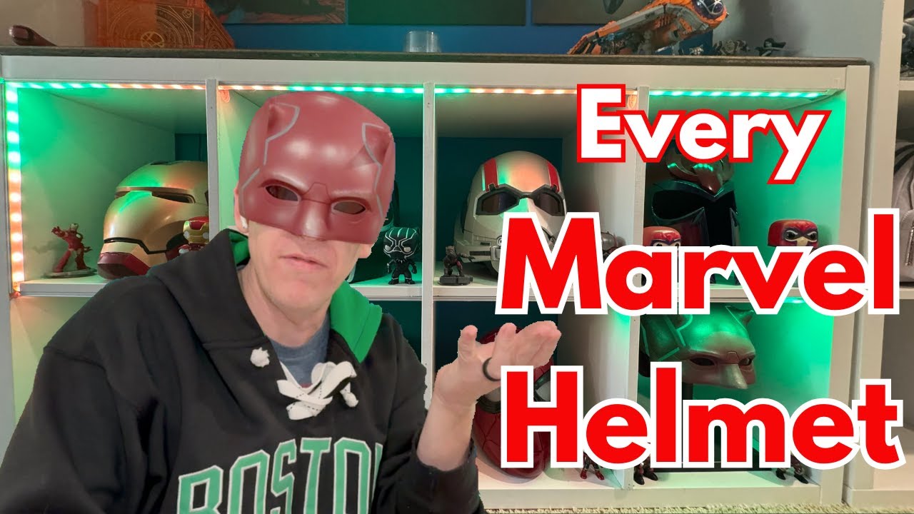 Complete Marvel Legends Helmet Collection Tour 2025 | Iron Man, Black ...