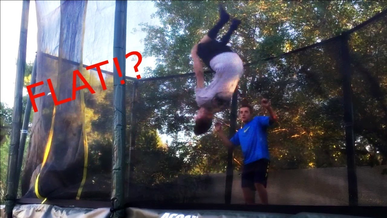 TEACHING A FRIEND A BACKFLIP! - YouTube