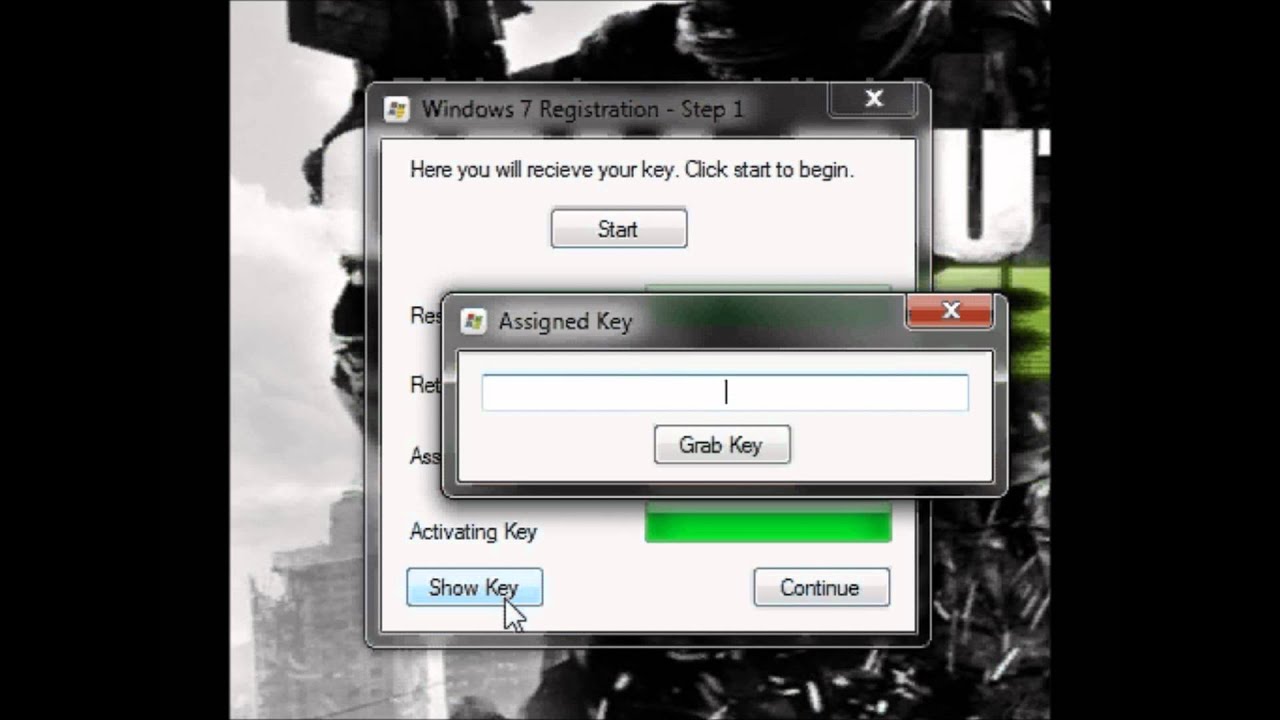 Windows 7 Pirated Version Registration - YouTube
