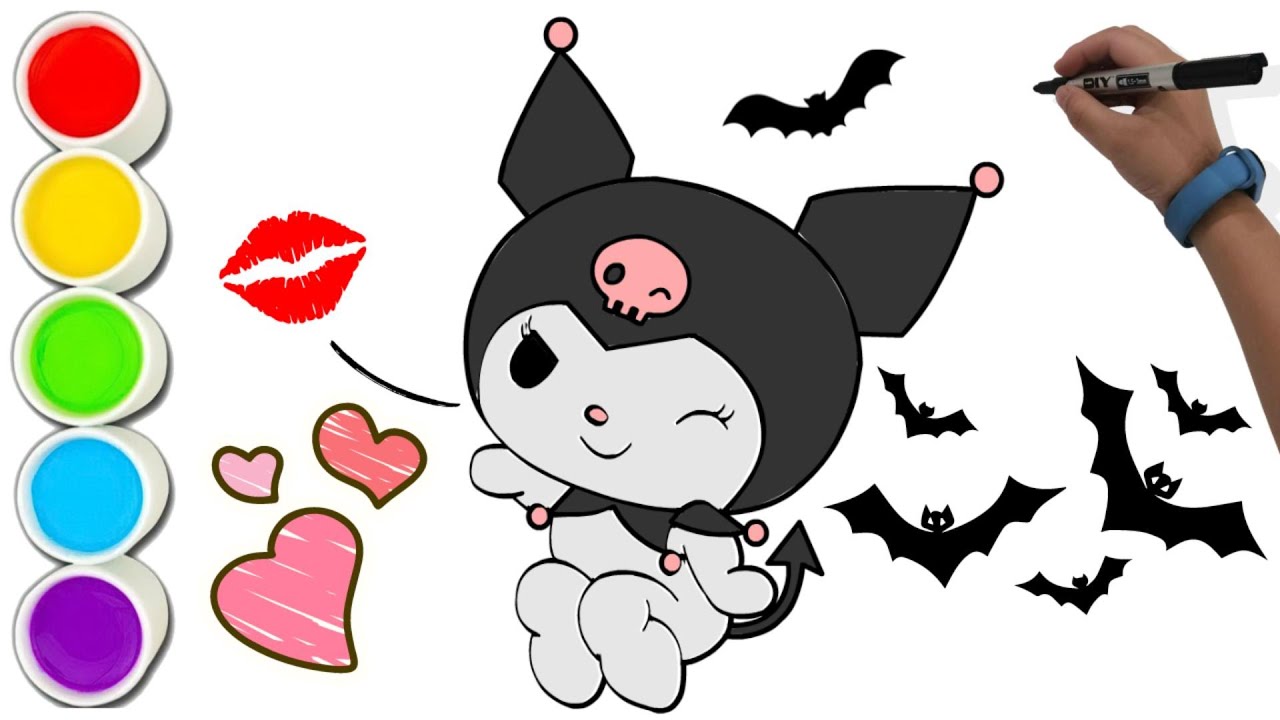 Draw My Kuromi fly kiss | Nursery Rhymes | Educational cartoons for ...