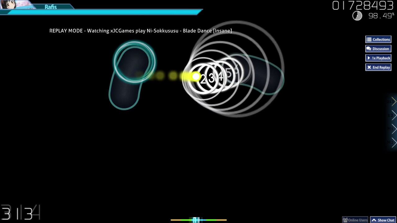 osu! - Ni-Sokkususu - Blade Dance [Insane] FC 98.59% 136pp - YouTube
