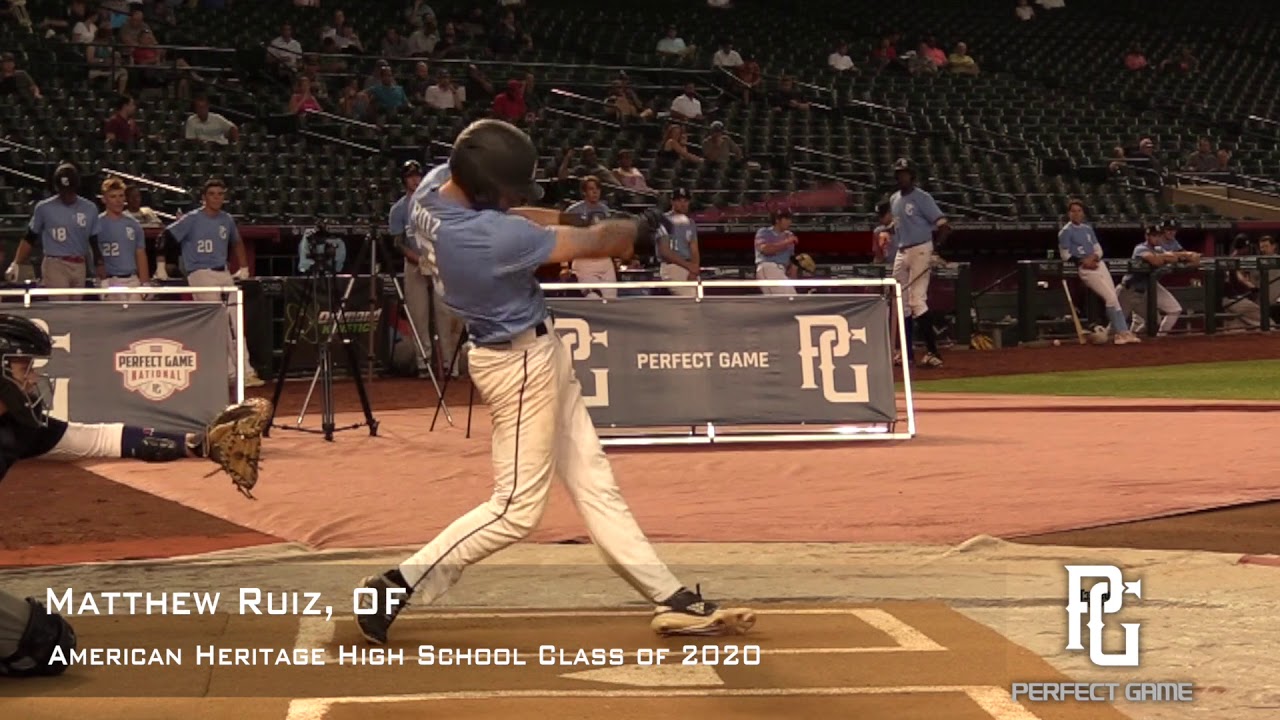 Matthew Ruiz Prospect Video, OF, American Heritage High School Class of ...