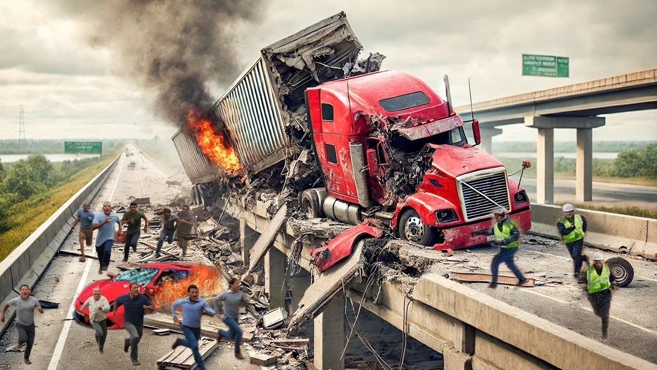 Bad Drivers 😱 Dangerous Truck Driving Skill Fails & Insane Car Crashes ...