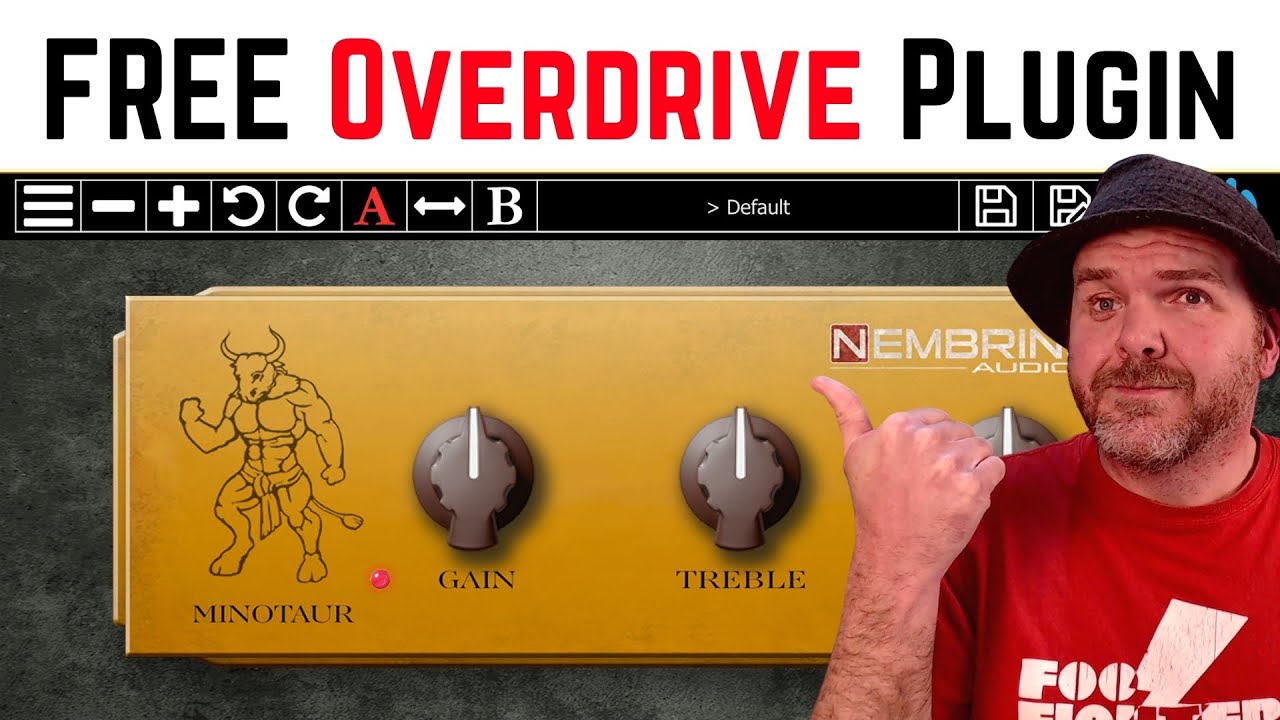 FREE Overdrive AUv3 plugin for iPad/iPhone | Nembrini Clon Minotaur ...