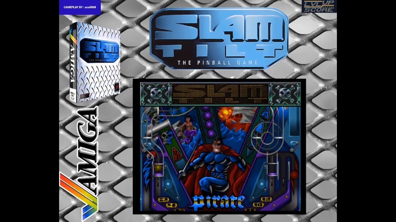 COMMODORE AMIGA # SLAM TILT (21ST CENTURY , 1996.) # 498.076.420 PTS ...