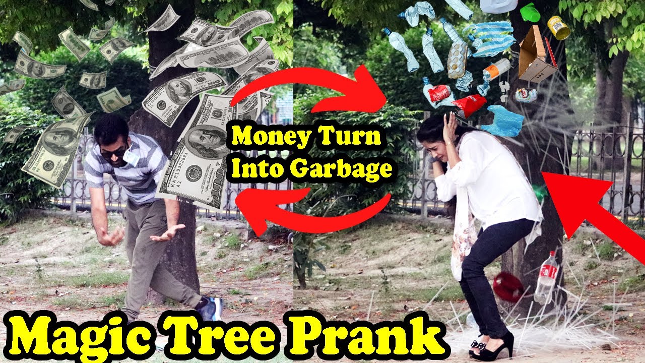 Magic Tree Prank on Girls @Waqasranaofficial - YouTube