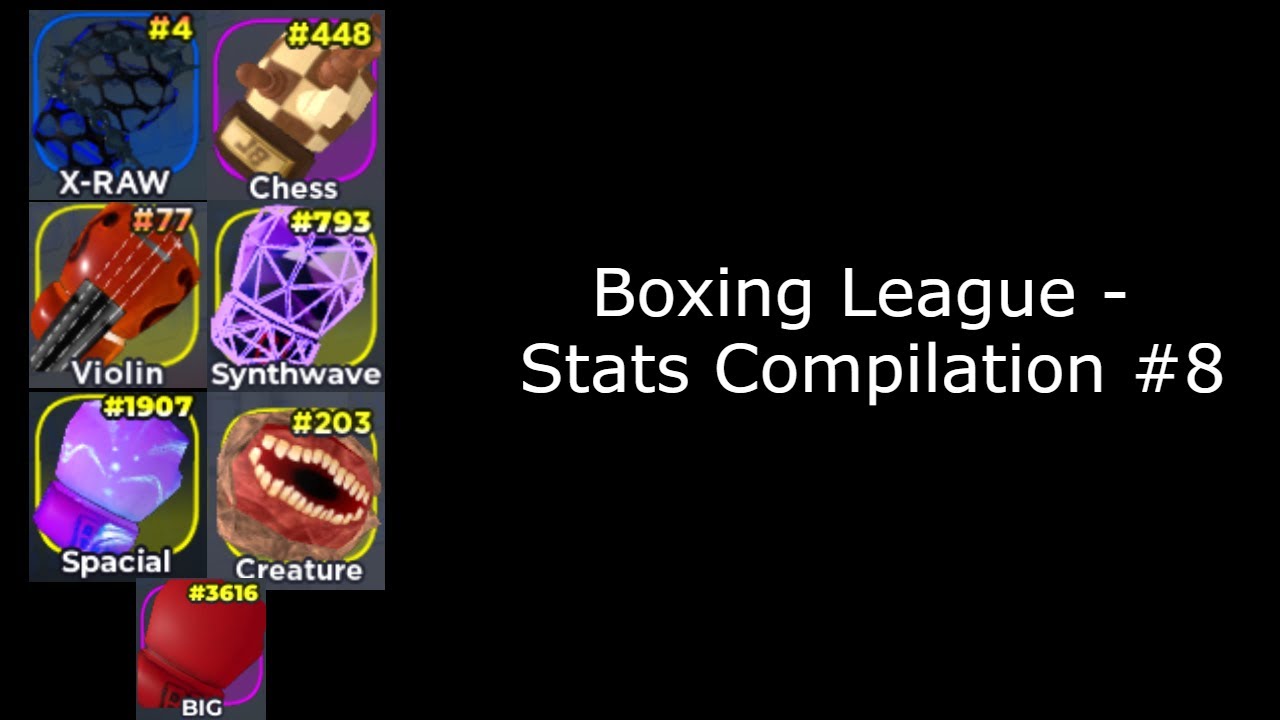 Roblox Boxing League Stats Compilation #8 - YouTube