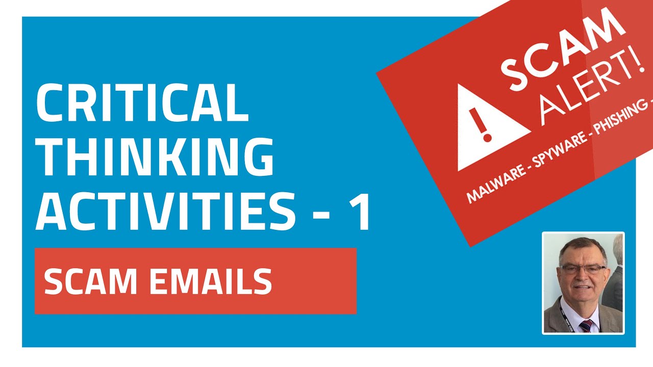 Critical thinking activities 1: Scam emails - YouTube