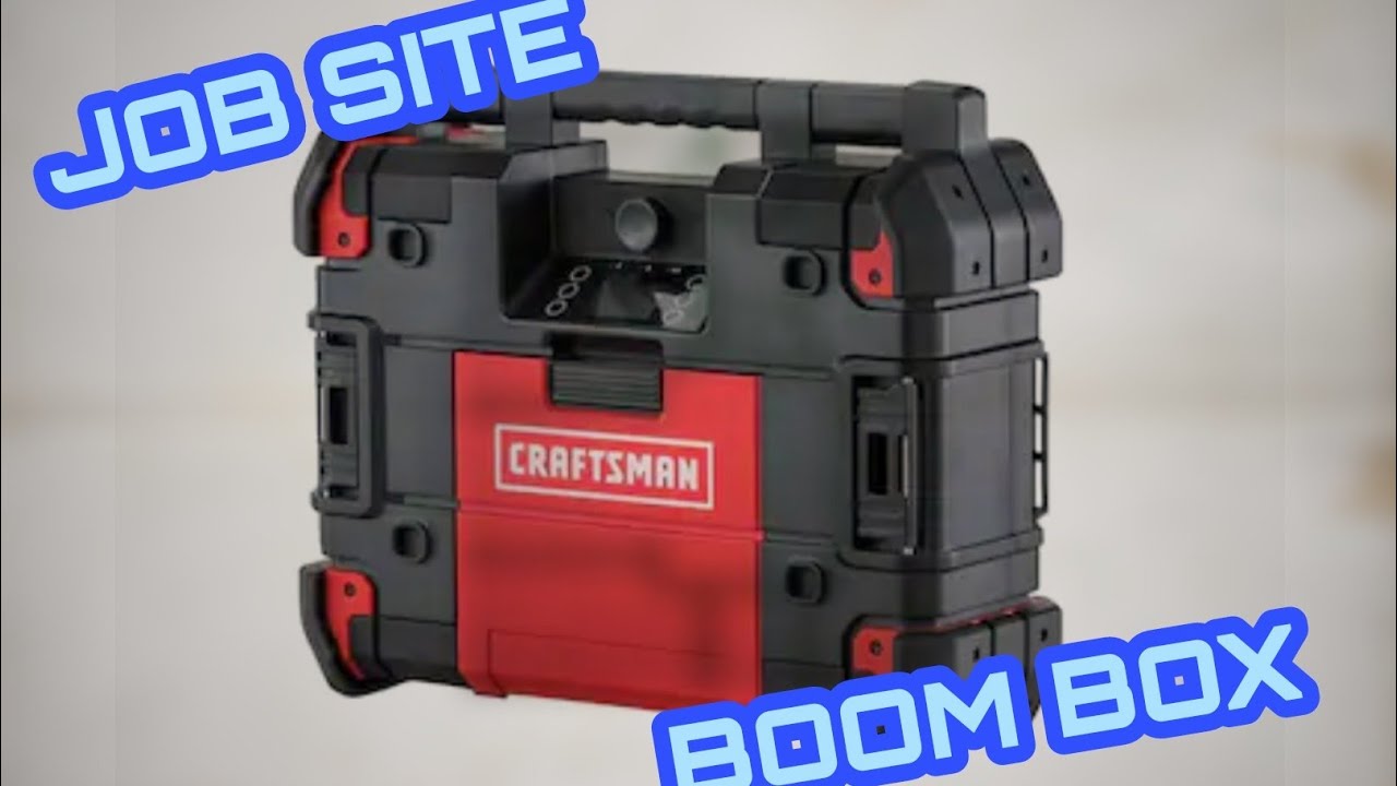 Craftsman CMST17510 Versastack 20v Bluetooth Jobsite Radio - YouTube