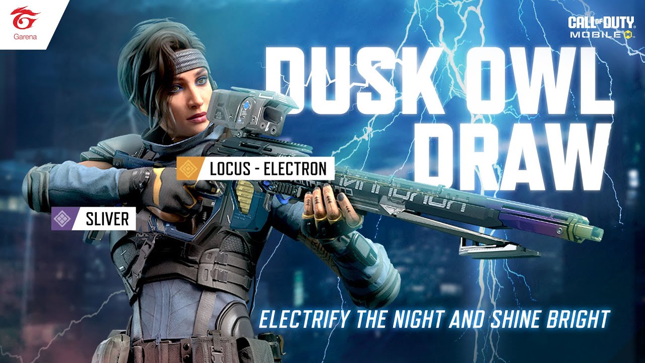 Dusk Owl Draw Legendary Locus - Electron | Garena Call of Duty: Mobile ...