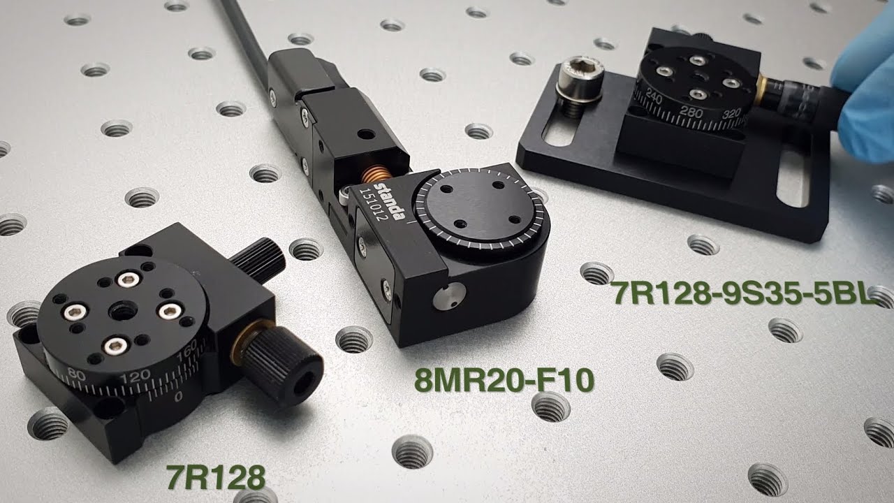 Miniature Motorized Rotation Stage - YouTube