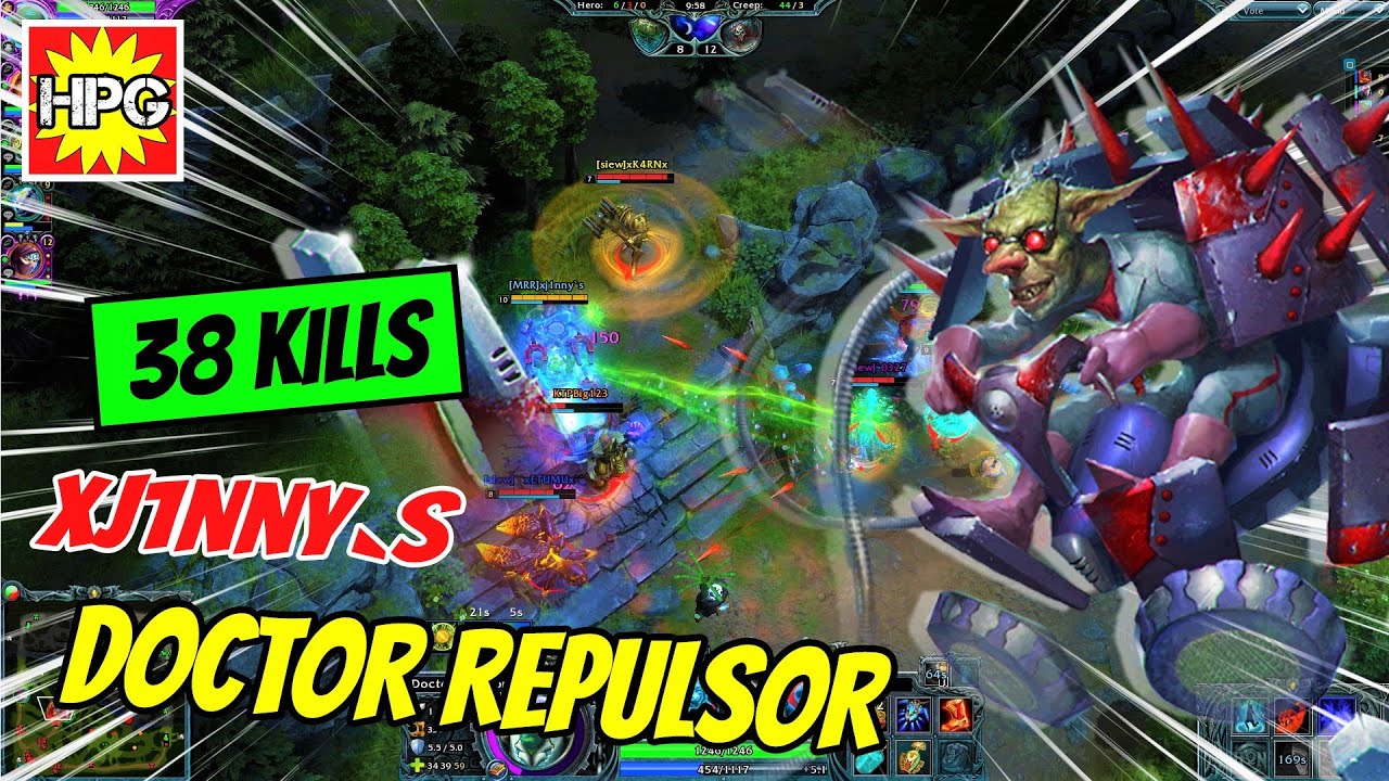 HON DOCTOR REPULSOR GAMEPLAY | xj1nny`s | Diamond - CM - YouTube