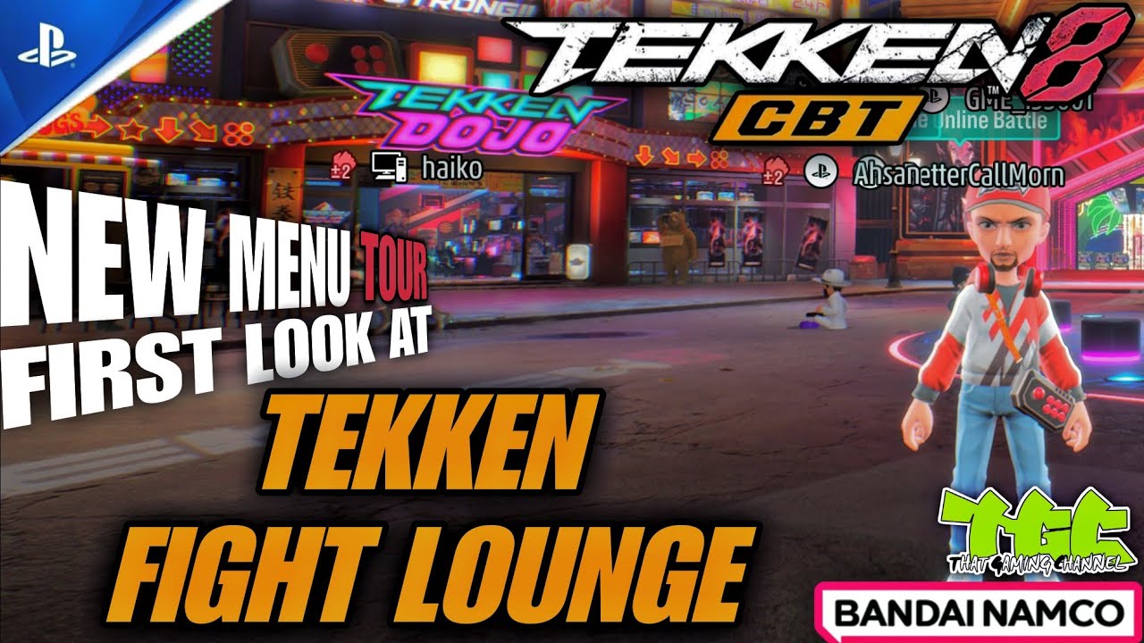 TEKKEN 8 CBT | New Menu Tour + First Look at TEKKEN FIGHT LOUNGE [PS5 ...