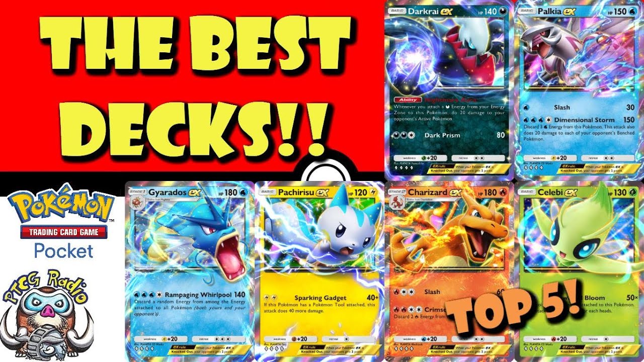 The BEST Decks in Pokémon TCG Pocket Right NOW! Space-Time Smackdown ...