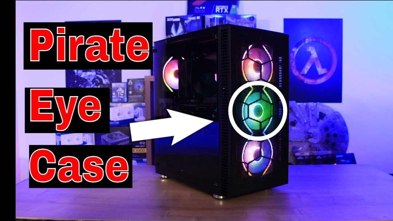 Sahara Gaming Case P44M BLACK MESH & TEMPERED GLASS GAMING CASE WITH 4 ...