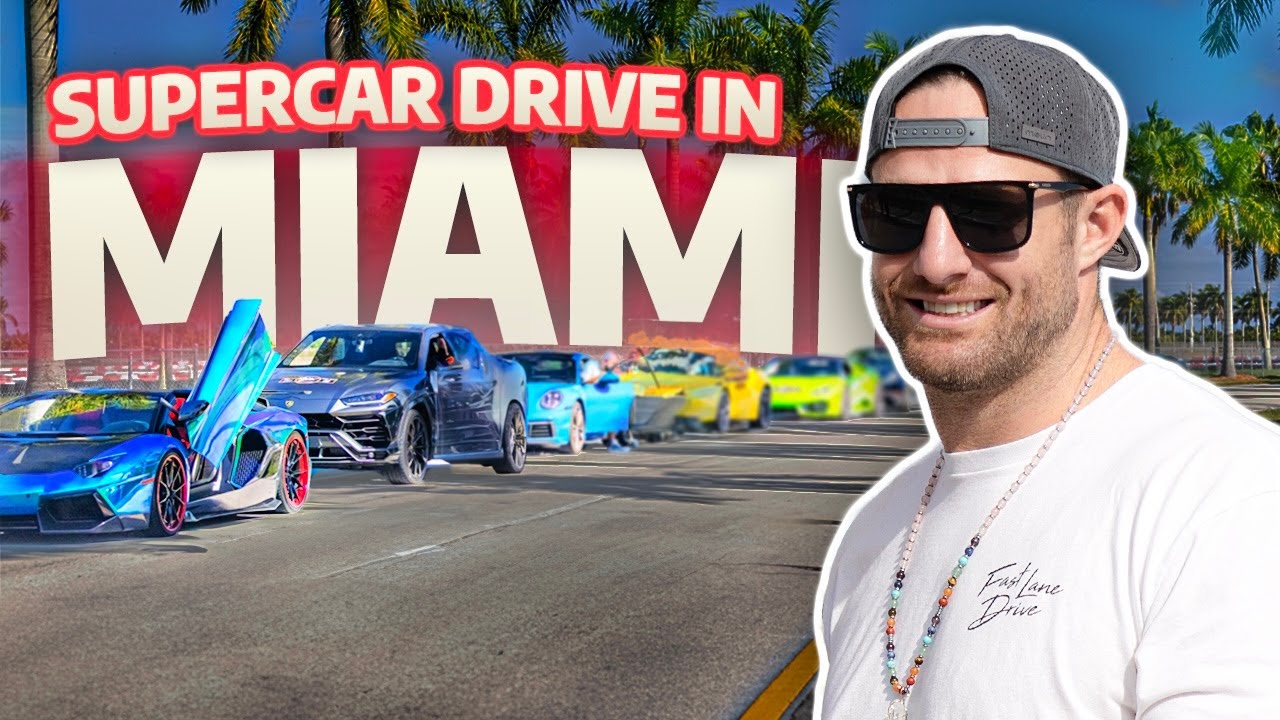 WHAT A DAY in a MIAMi Supercar Rally 🔥 - YouTube
