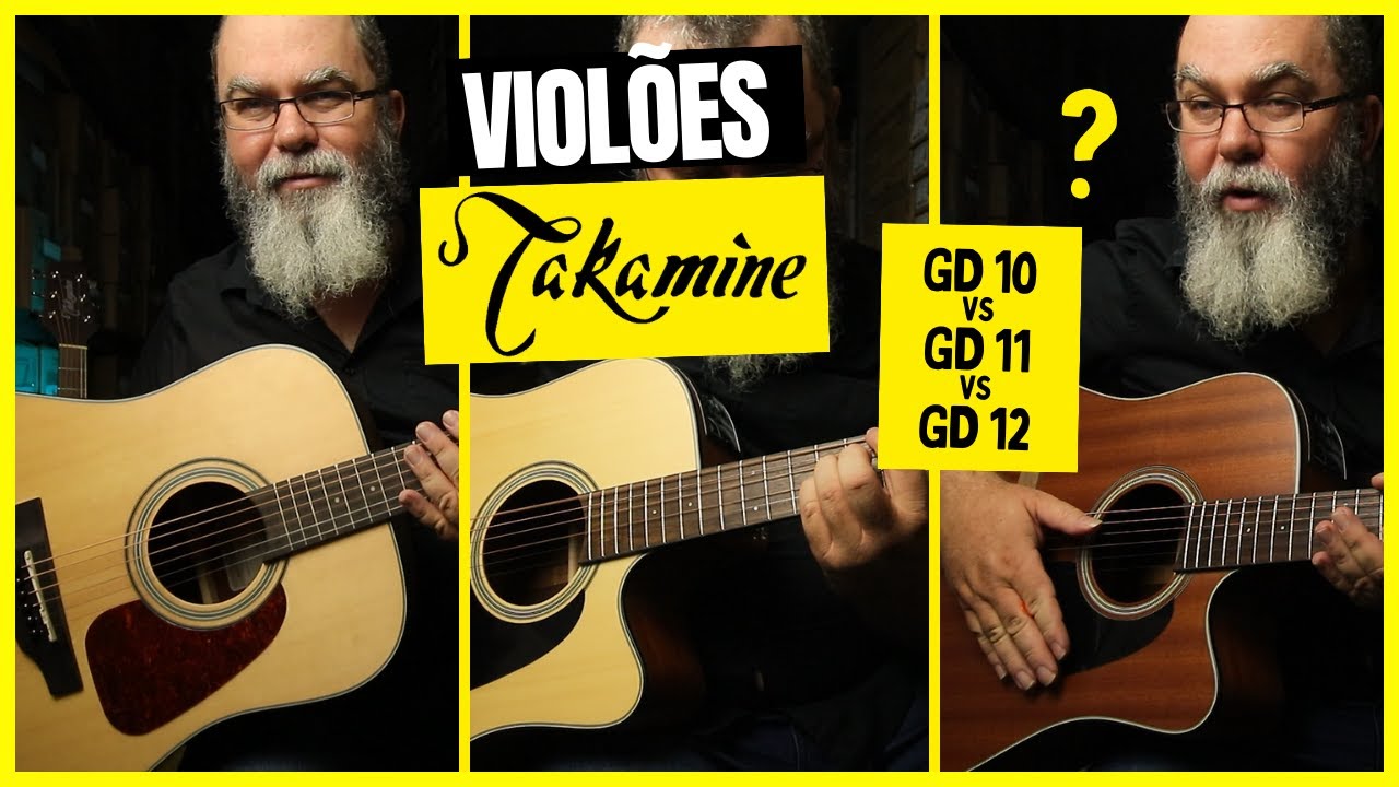 TAKAMINE - GD 10 vs GD 11 vs GD 12 - YouTube