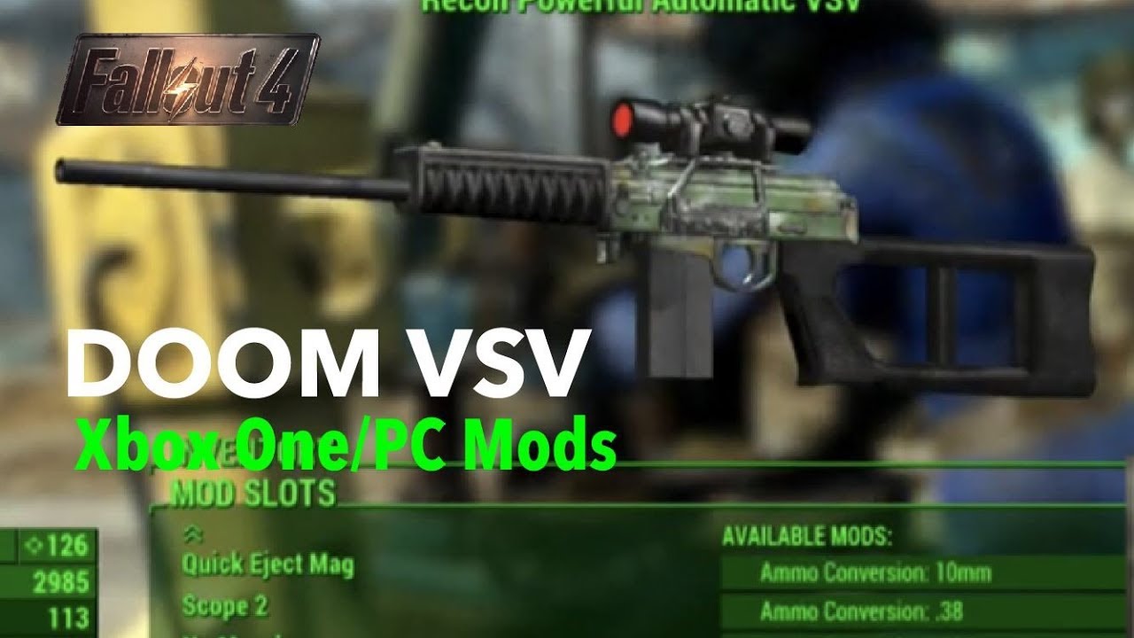 Fallout 4 Xbox One/PC Mods|DOOM VSV - YouTube