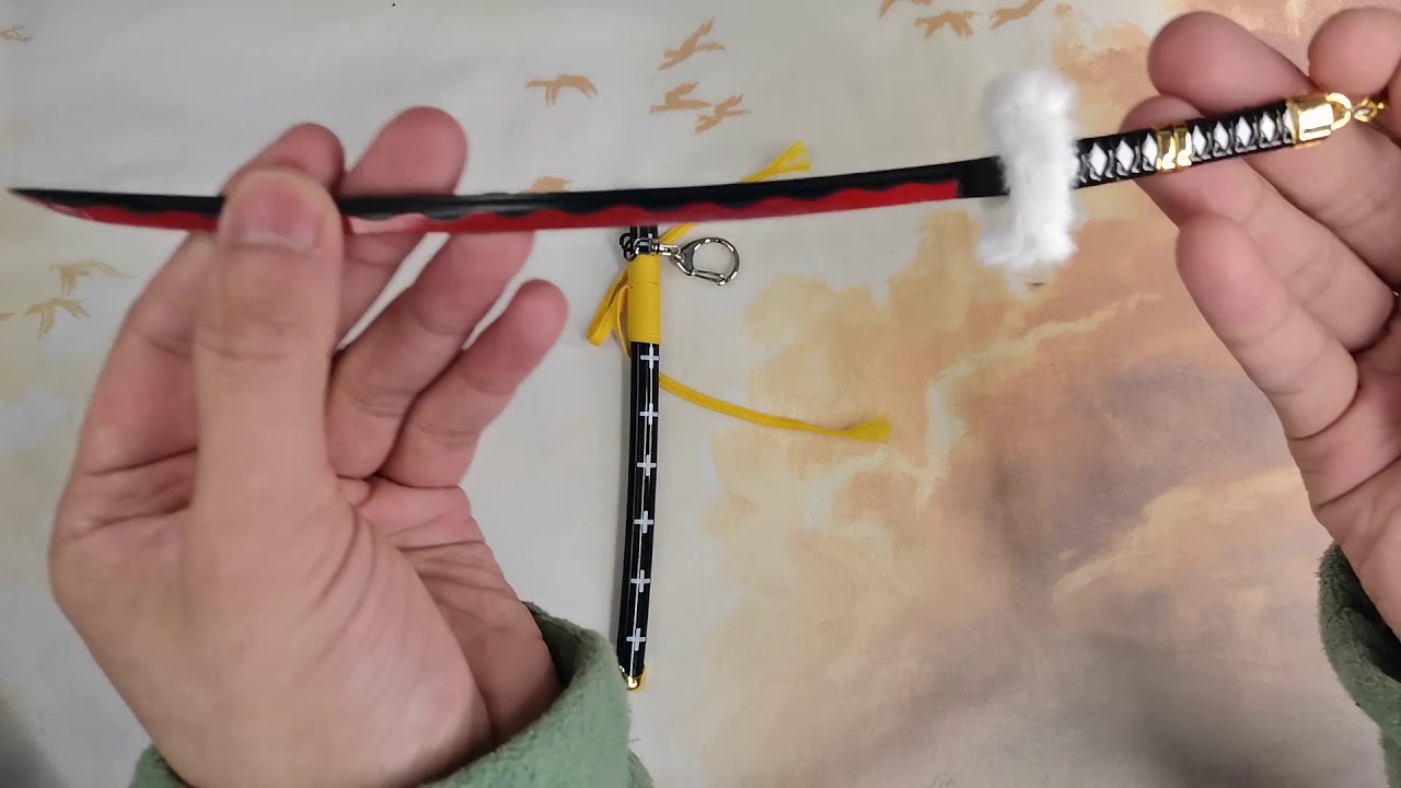 One-piece Trafalgar Law Kikoku Sword Model - YouTube