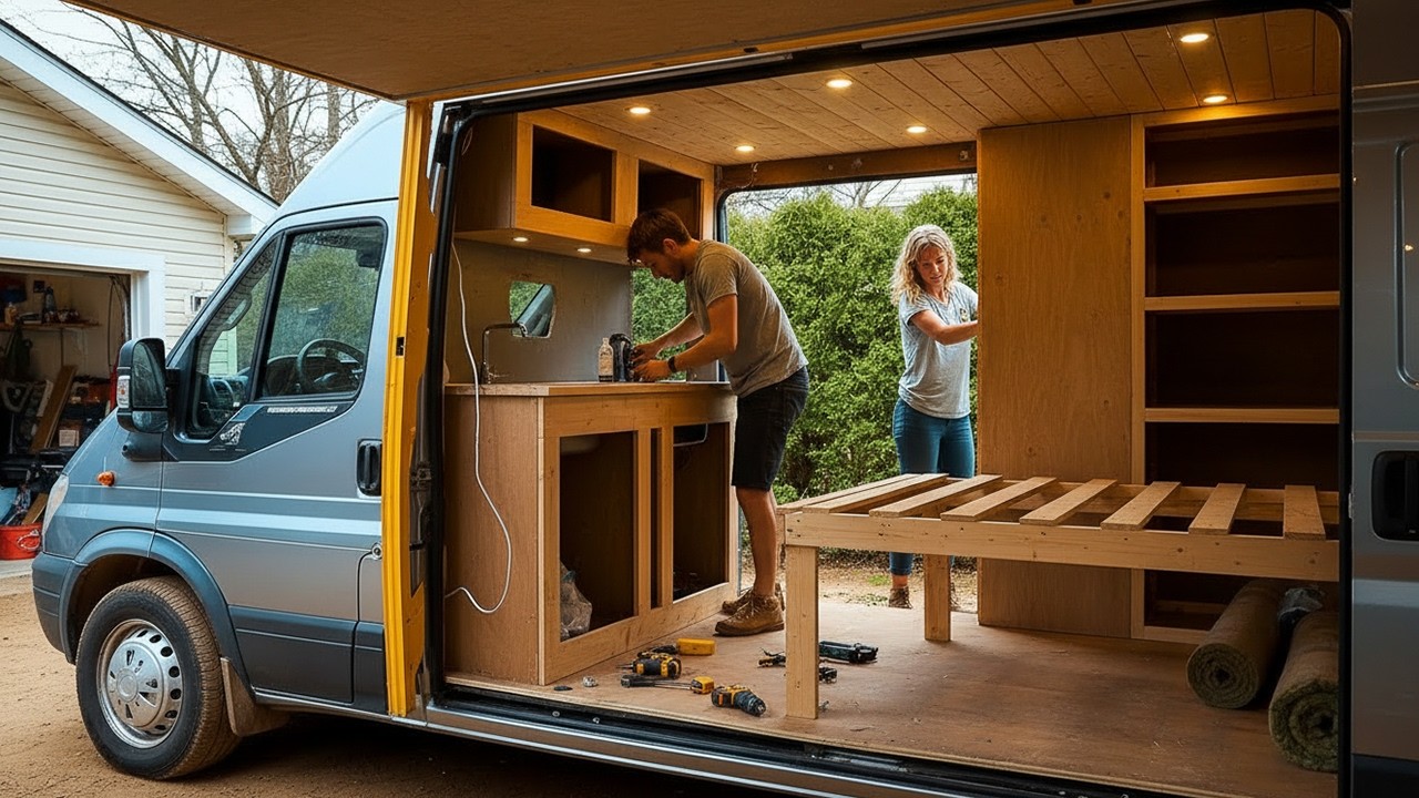 He Turned a Basic Van into a Luxury Mobile Palace—You Won't Believe How ...