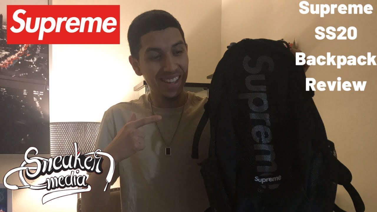 Supreme Week 1 Backpack SS20 Unboxing + Review - YouTube