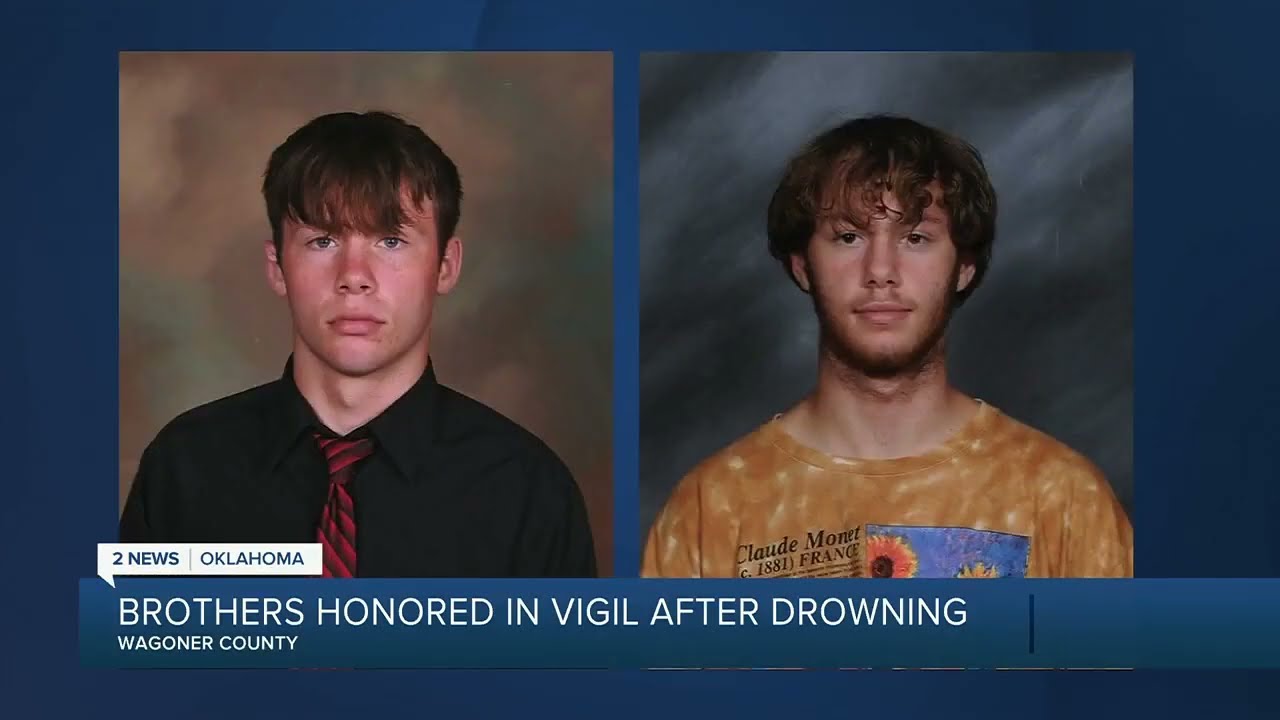 Brothers Honored in Vigil After Drowning - YouTube