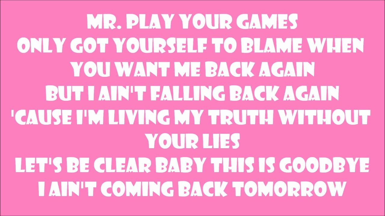 Kelly Clarkson - Mr. Know it all (Lyrics) - YouTube
