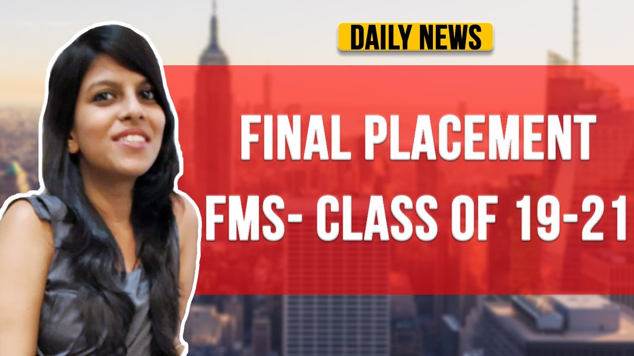 FMS Final Placement Report| Class of 2019-2021 - YouTube