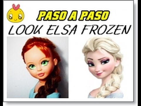 PEINADO DE ELSA FROZEN | Paso a Paso ¡con Peluquina! - YouTube