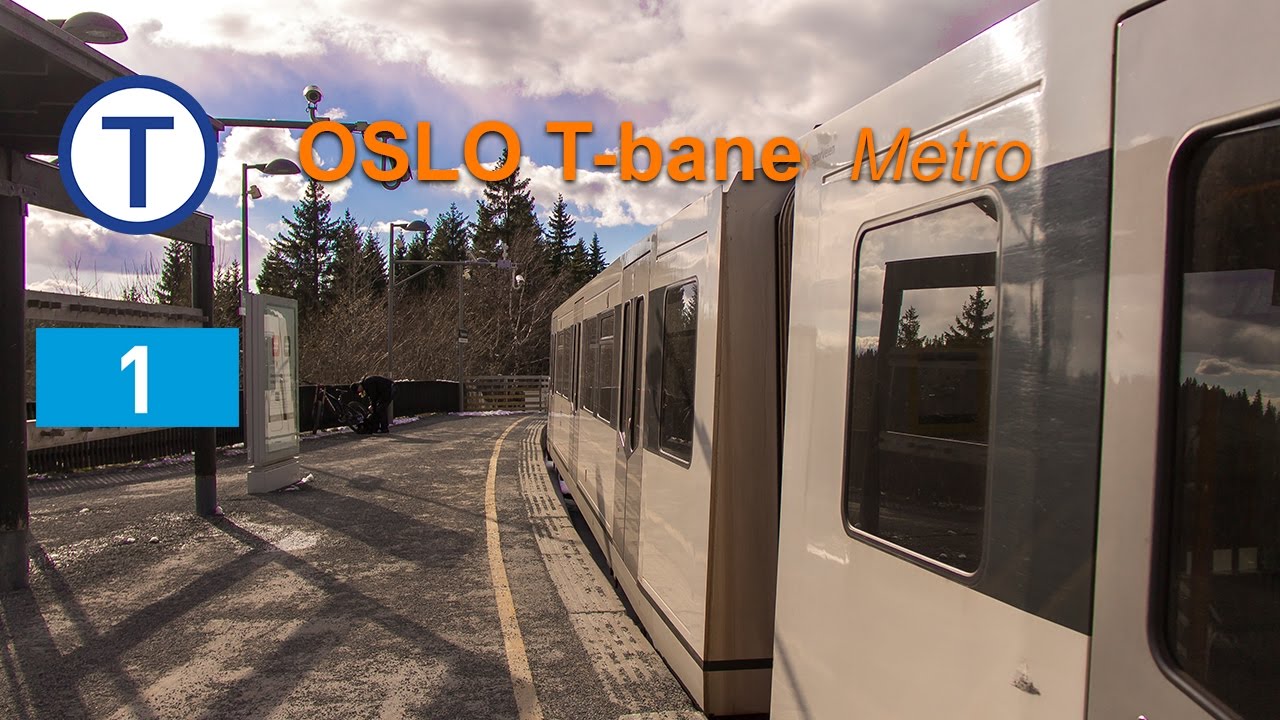 [Sound] Oslo T-bane Metro Siemens MX3000 - YouTube