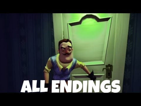 Hello Neighbor - Alphas Relocked All Endings - YouTube