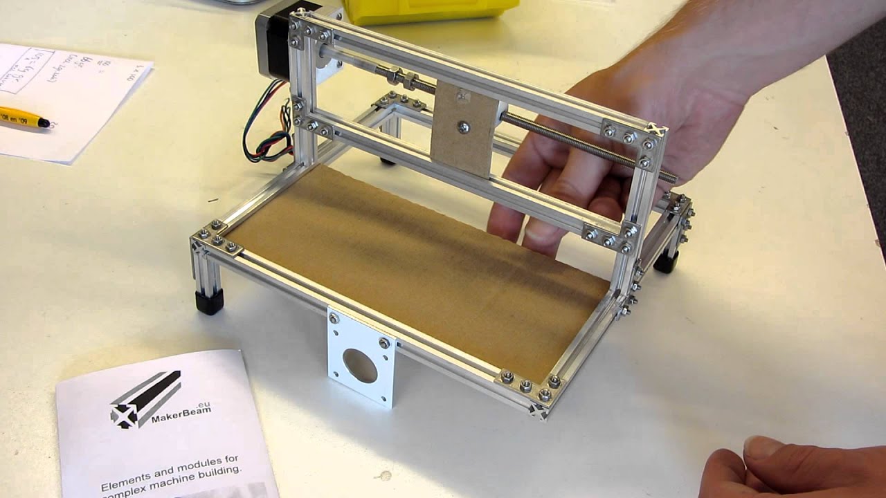 x y test with makerbeam 2.0 - YouTube