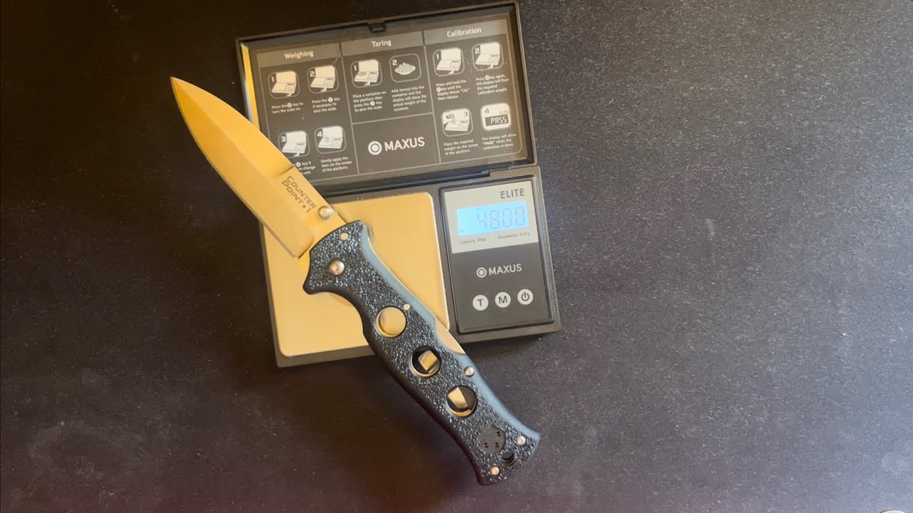 Cold Steel Counter Point 1 AUS10a Steel, Unboxing/First Impressions ...