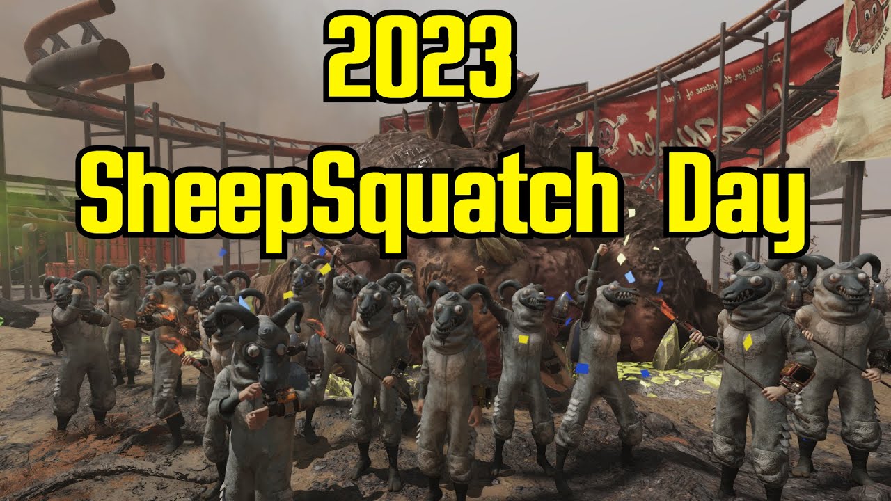 Fallout 76: 2023 Sheepsquatch Day!! - YouTube