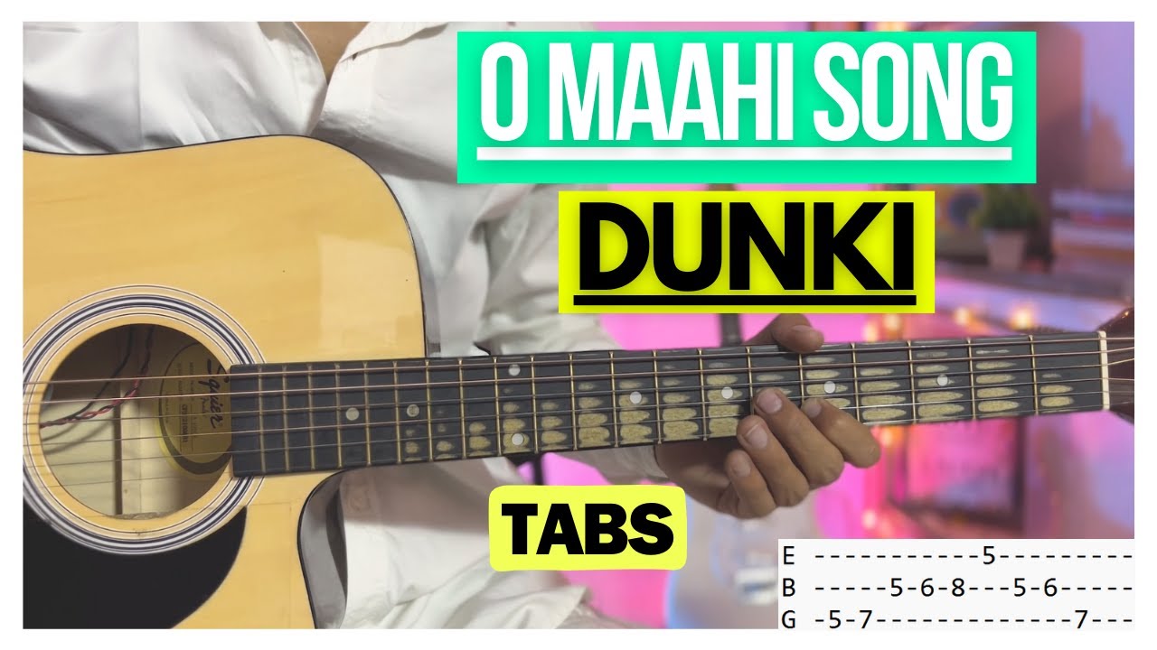 O MAHI SONG GUITAR LESSON - YouTube