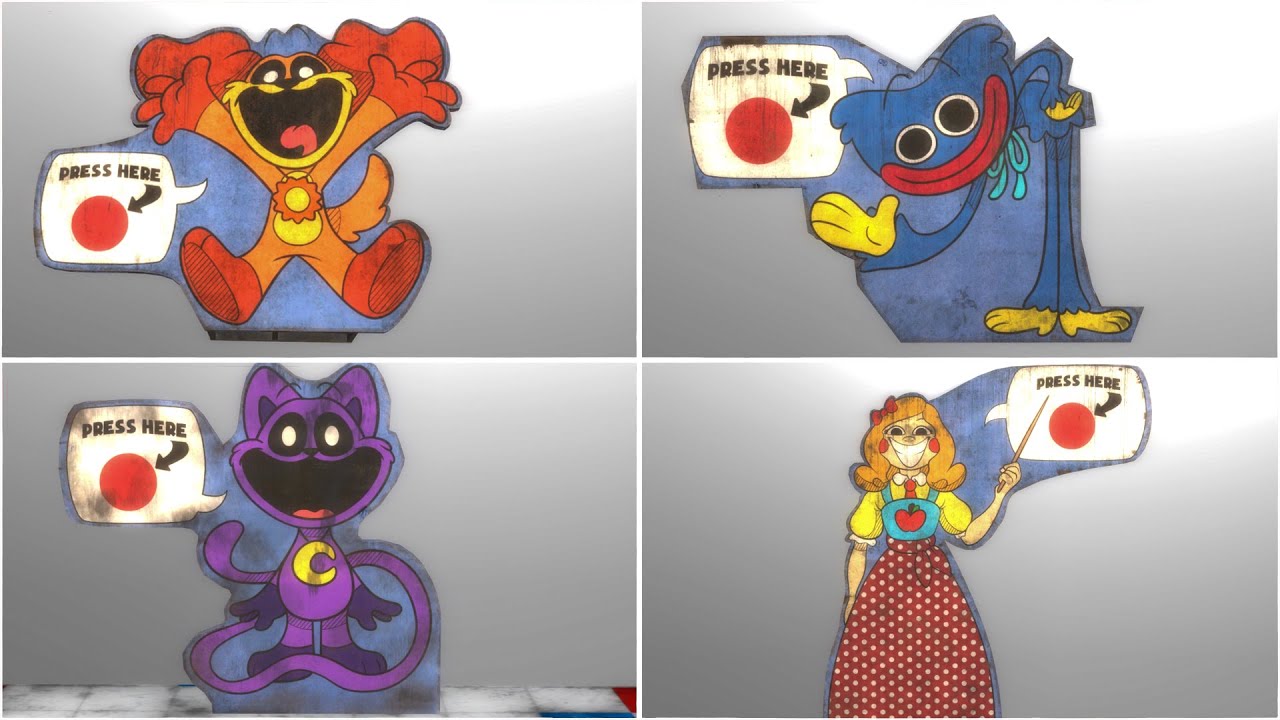 I FOUND ALL Poppy Playtime Characters in Poppy Playtime Chapter 3 ...