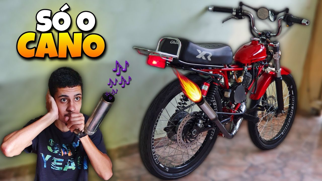 PIÃO DE BRANDANI CROSS MOTORIZADA COM ESCAPAMENTO NO DIRETÃO - YouTube