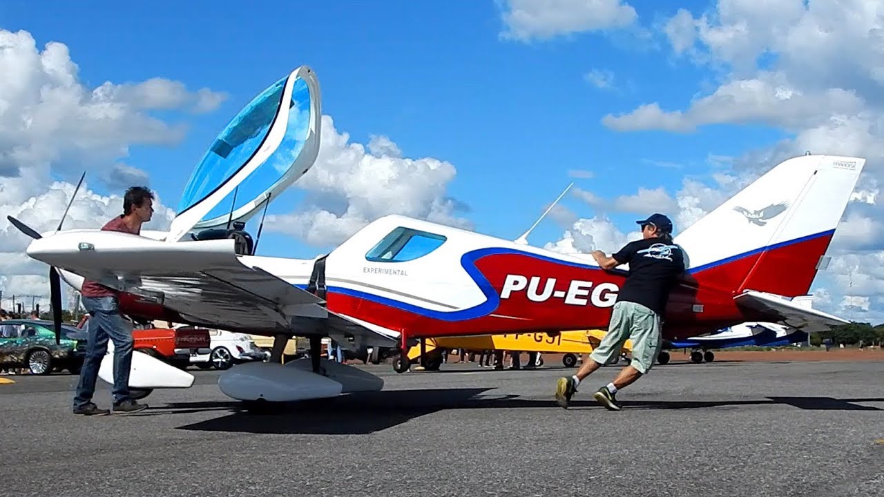 Small Plane Take Off Paradise Eagle Aeroplane Take Off - YouTube