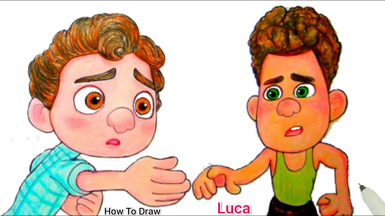 Luca - Tearful Goodbye! Evil Empire of Injustice | How To Draw Luca and ...