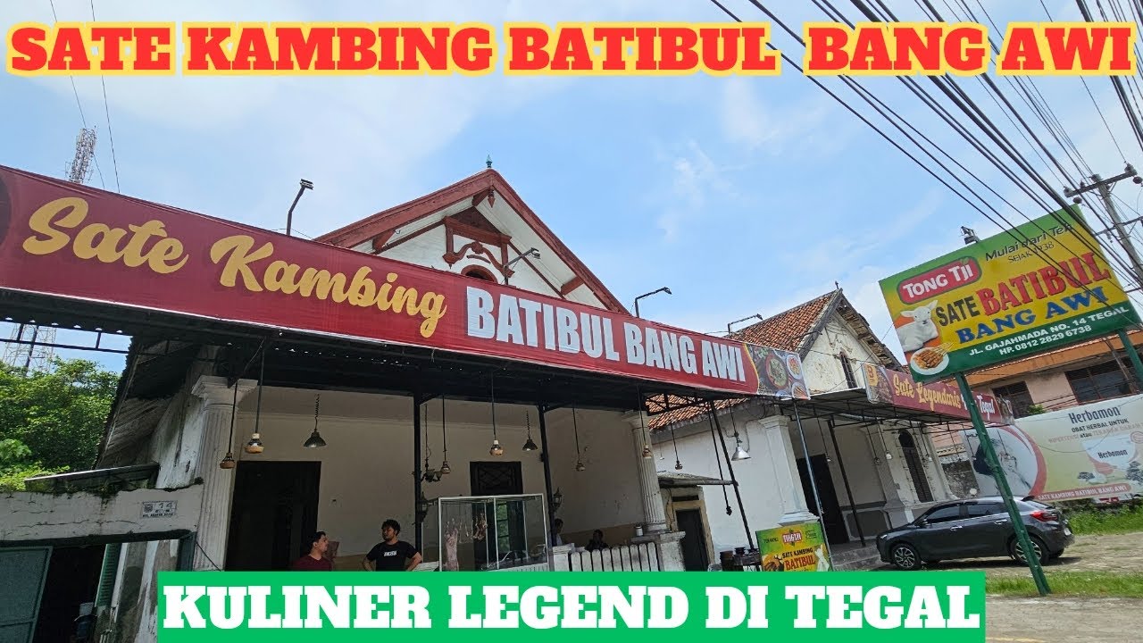 Wisata kuliner legend sate kambing batibul bang awi khas kota Tegal ...