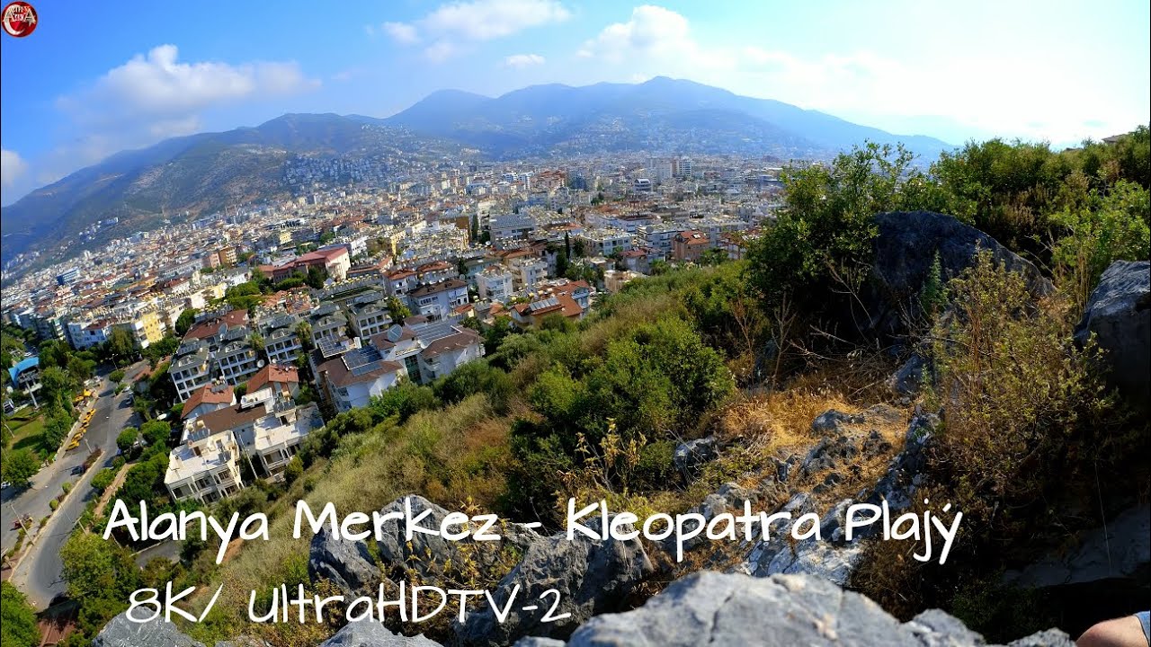 Alanya, Merkez Kleopatra Plajý 8K - YouTube