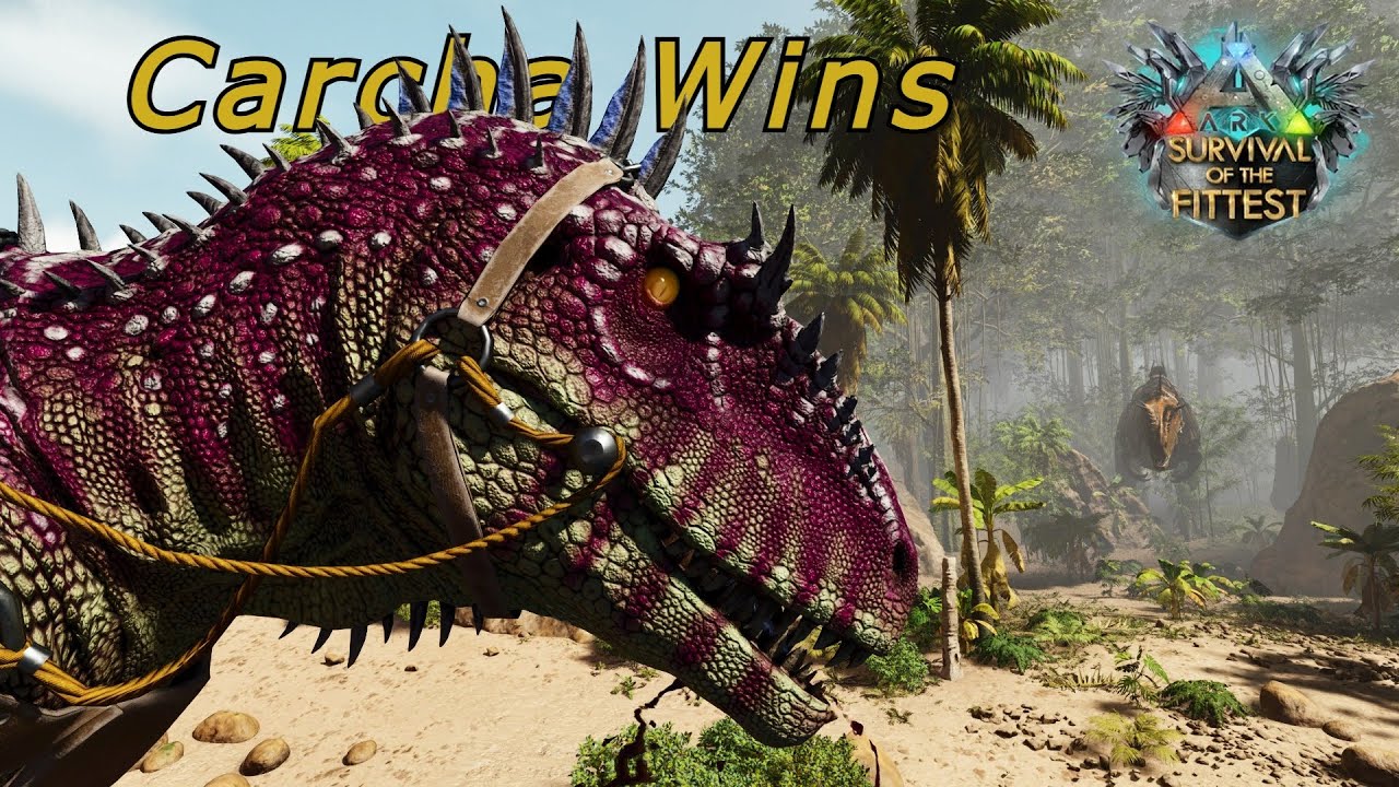 Crazy Double Carcha Wins In Ark Survival Of the Fittest ASA - YouTube