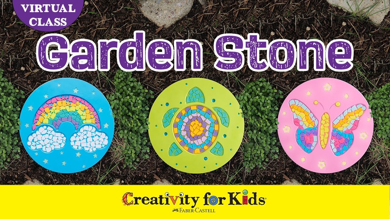 Learn how to make Garden Stones | Creativity Club - YouTube