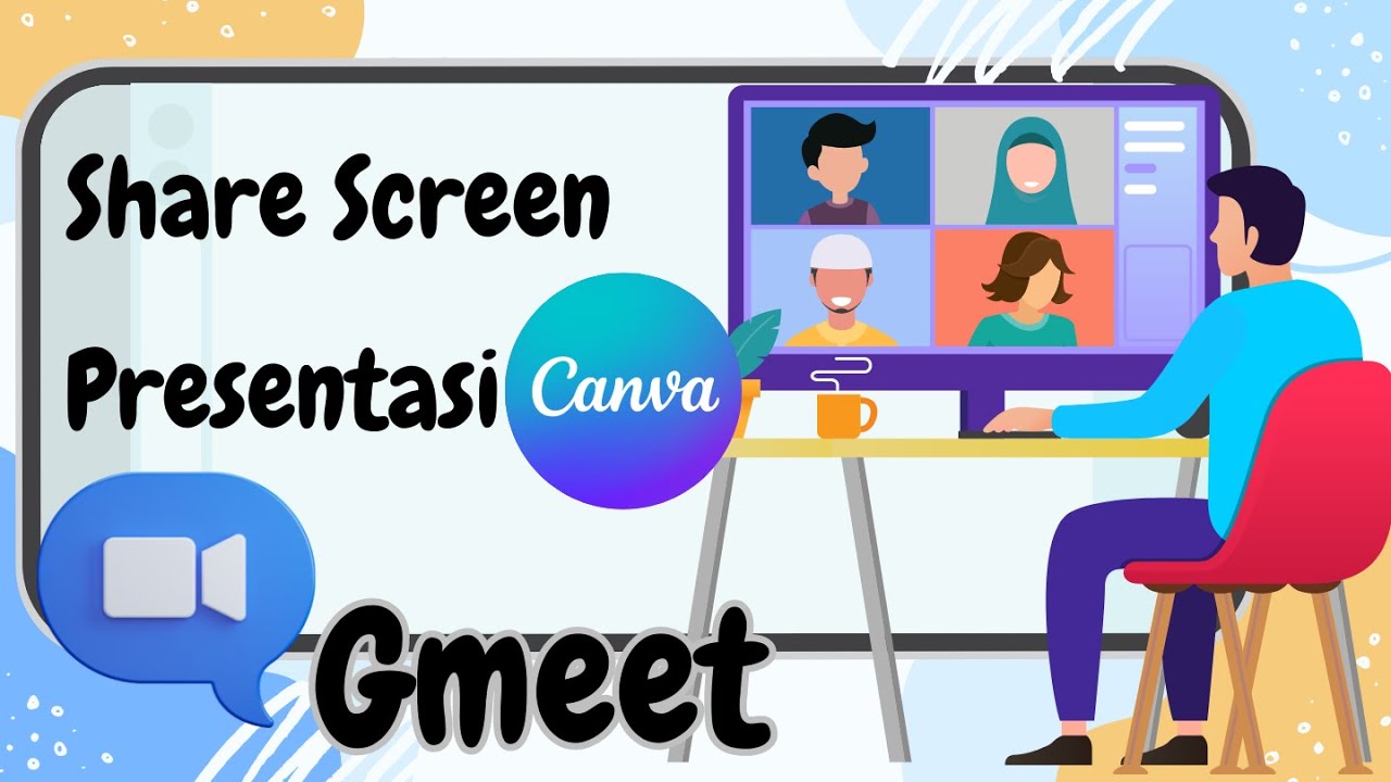 Cara Share Screen Presentasi Canva di Gmeet - YouTube