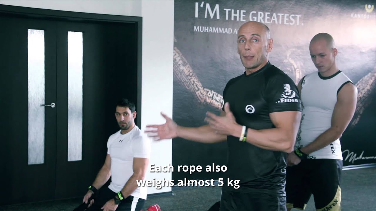 Battle ropes exercise Snakes - upper body conditioning - YouTube