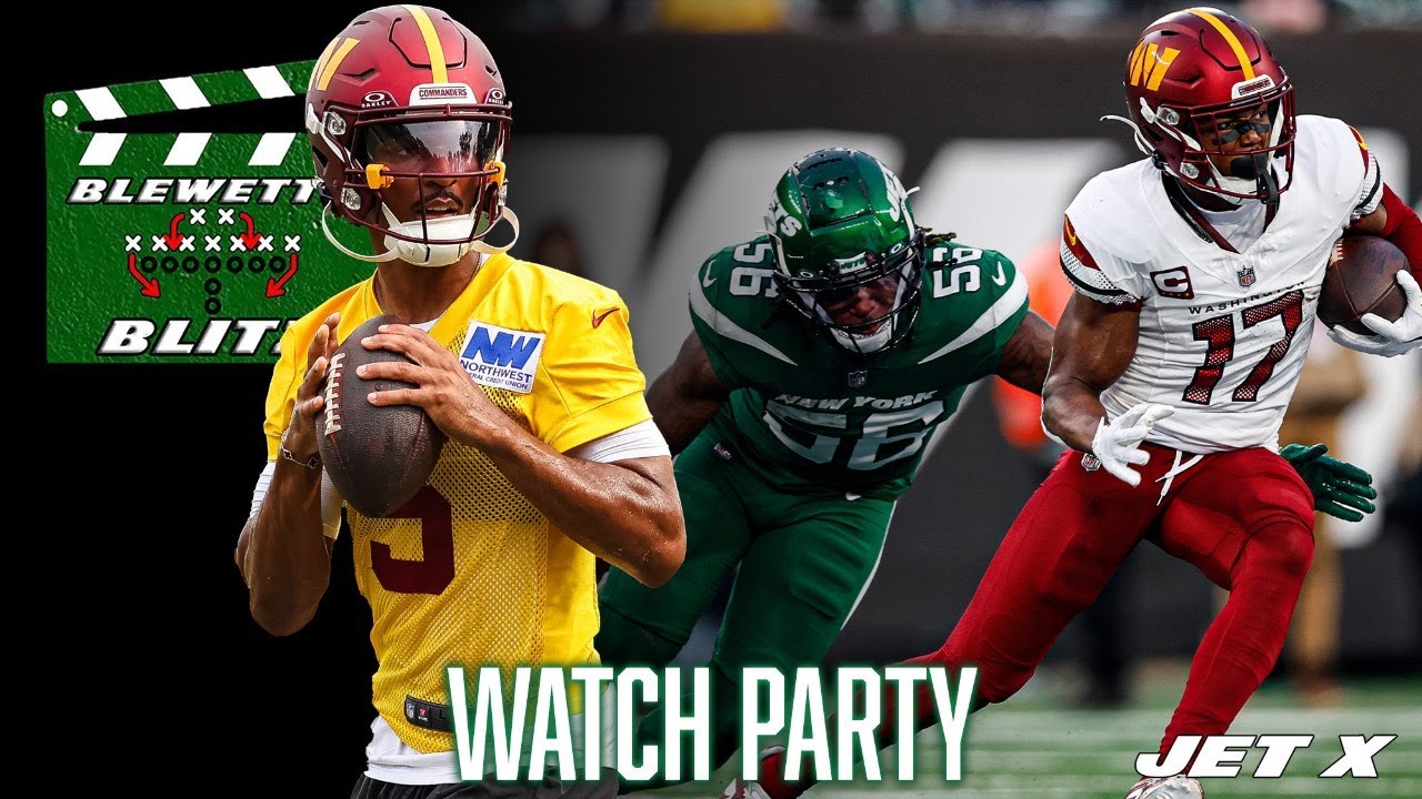 Commanders @ Jets WATCH PARTY - YouTube
