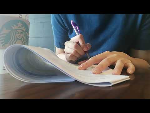 Study with me session in Starbucks (real time/no music) with Leila